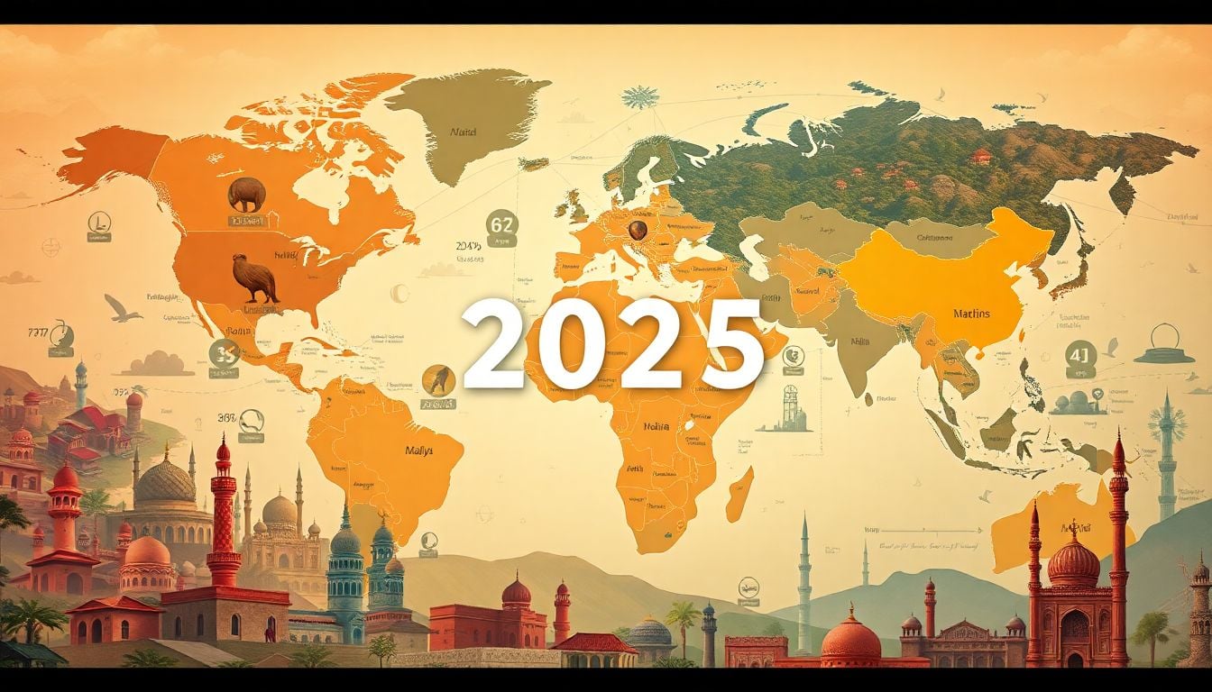 Muslim Countries Population in the World 2025